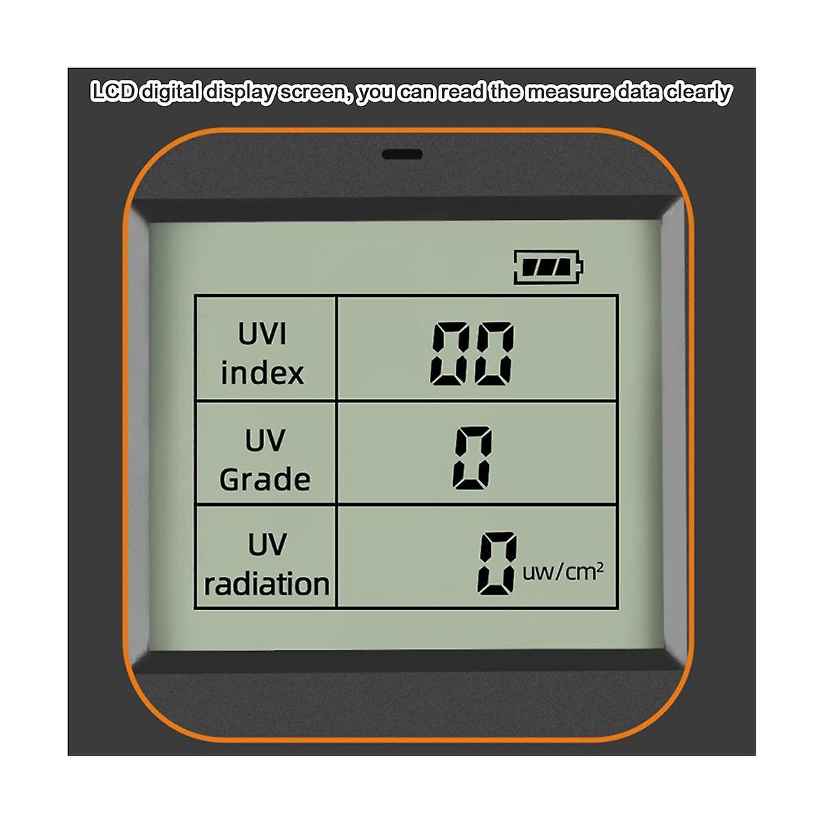 KF-90 House Portable Digital Ultraviolet Radiation Detector Ultraviolet UVI Meter Radiometer ...
