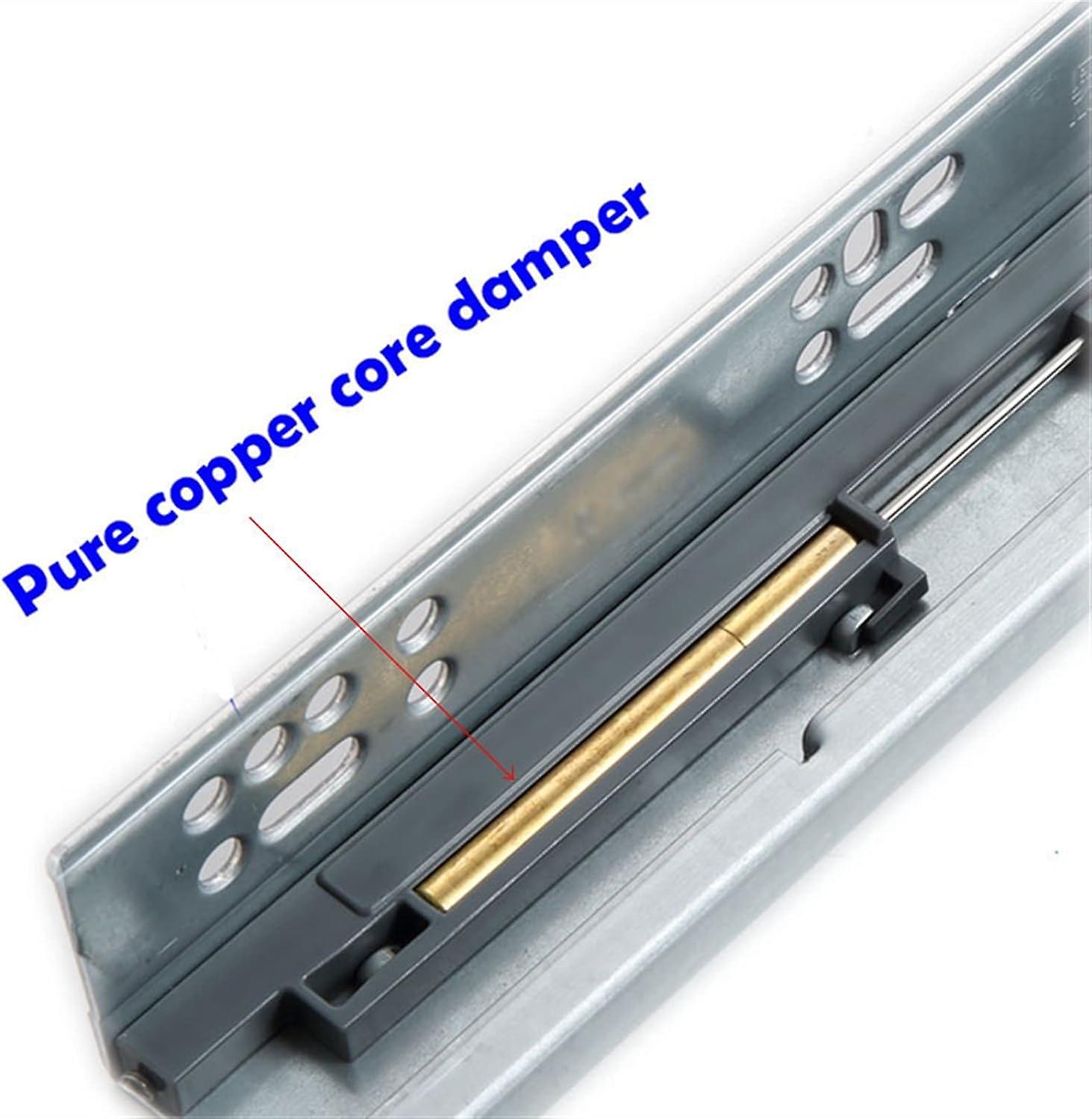 Drawer Slides Two-section Long Soft-closing Under-installation ...