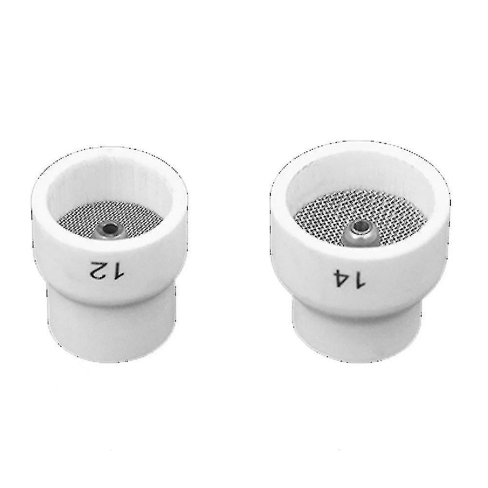 Tig Welding Torch Nozzle Rings Covers Gases Lens Glass Ceramic Cup Kit ...