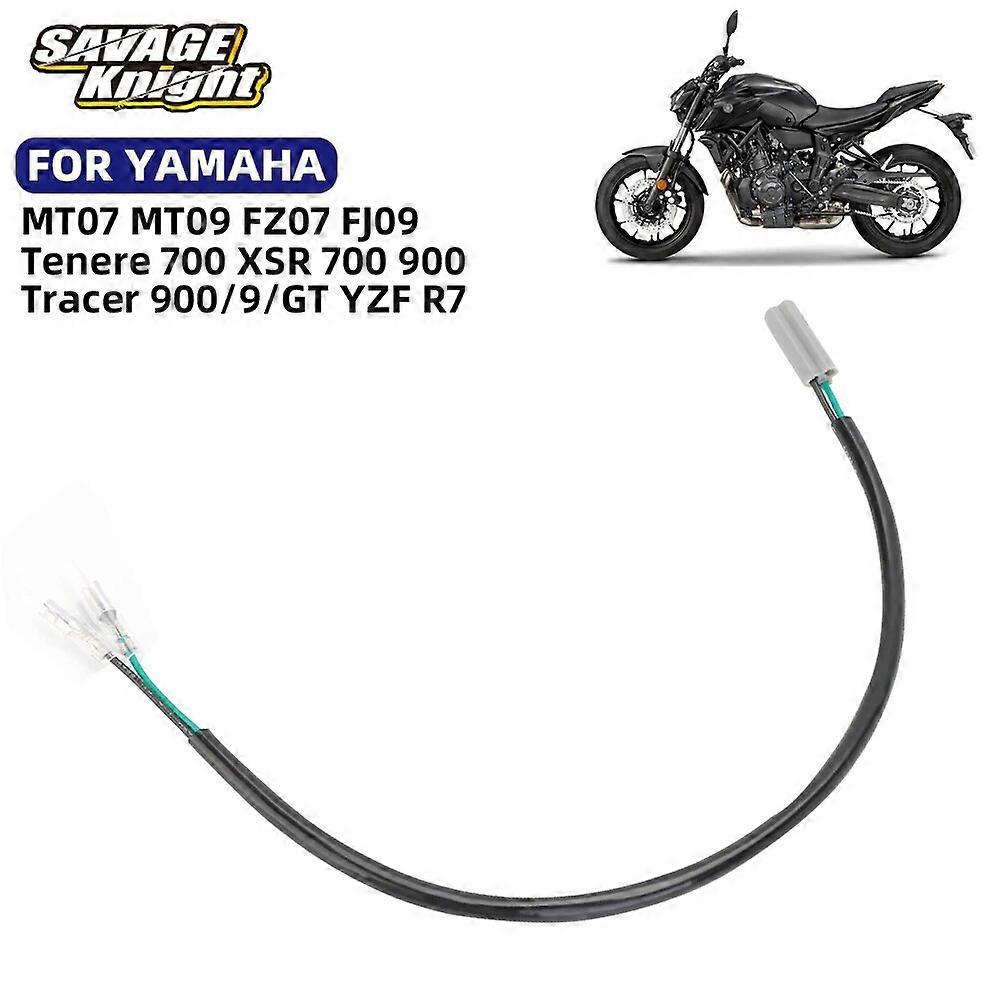 License Plate Light Wire Adapter Plug Connector Cable For YAMAHA MT07 ...