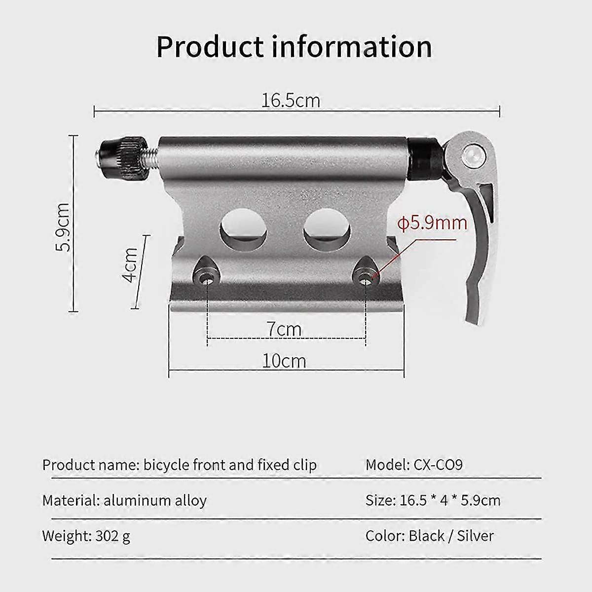 Bike Fork Mount Bracket Car Bike Holder Bicycle Fork Bracket Front Fork ...