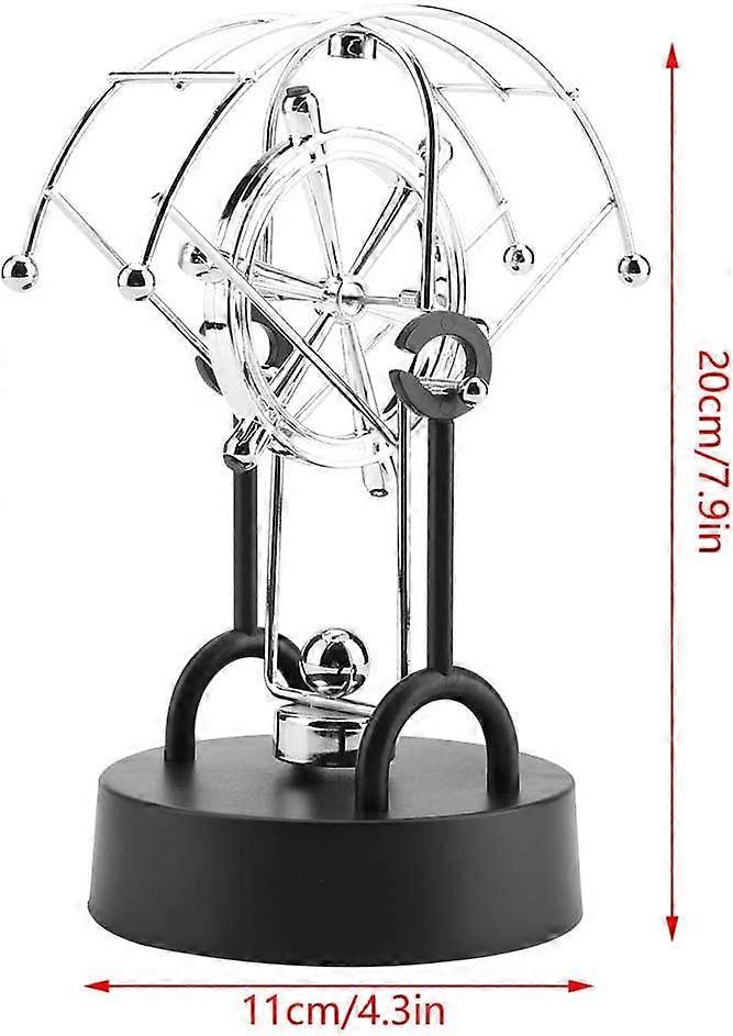 Electronic Perpetual Motion 11*20cm Bilateral Rotation Physical Swing ...