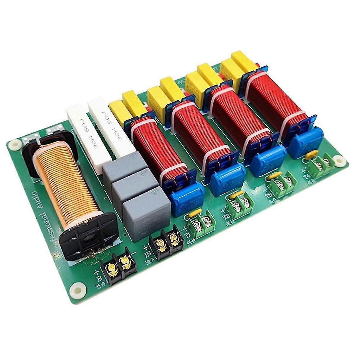 5 Way 1000W High Power Crossover Audio Speaker Frequency Divider Filter ...