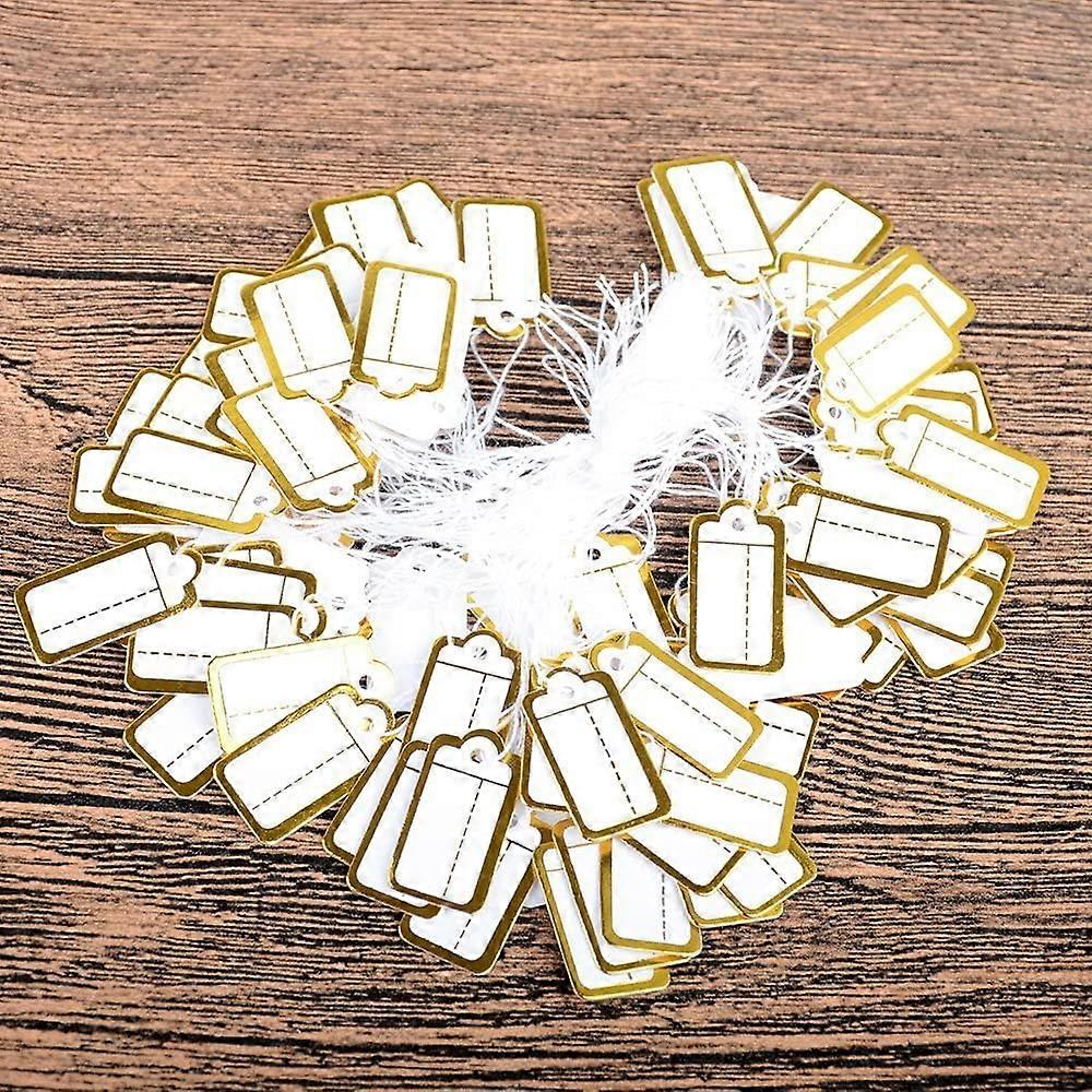 400 Pcs Paper Jewelry Price Tags with Hanging String Marking Tags ...