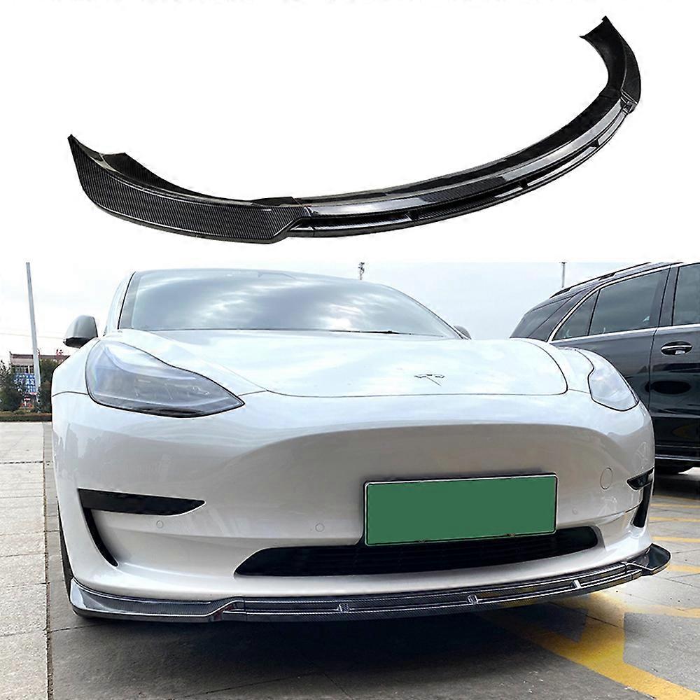 Fit Tesla Model Y 3 Front Bumper Lip Kit Car Mods Spoilers for Tesla ...