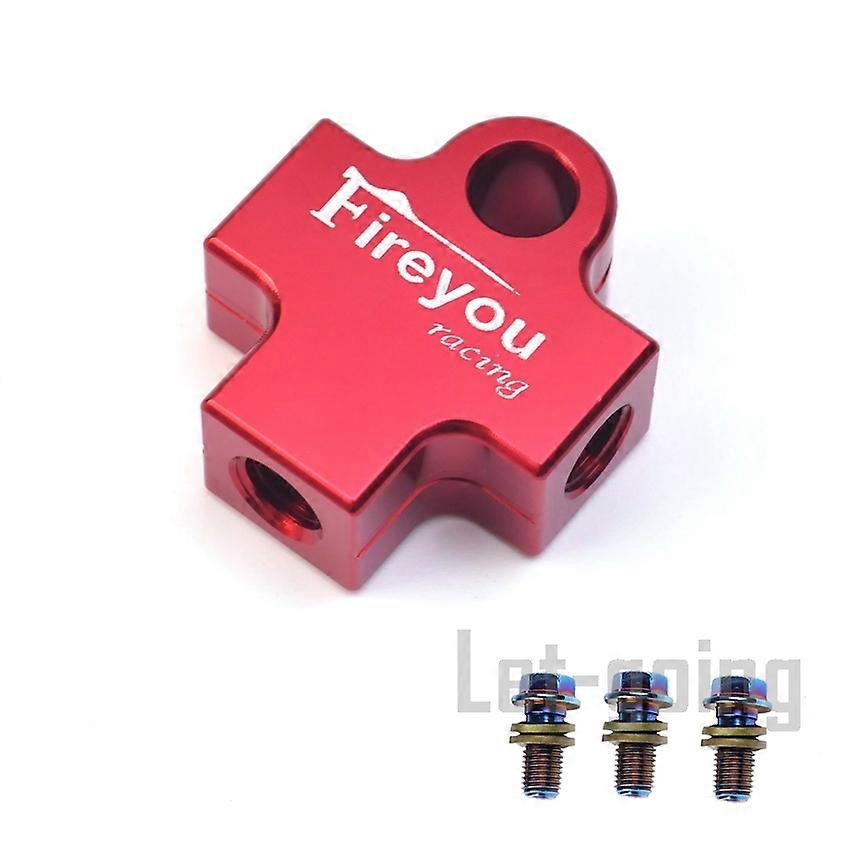 AVT Brake Hose Connector Adapter 3 Way Motorcycle Hydraulic Pipe ...
