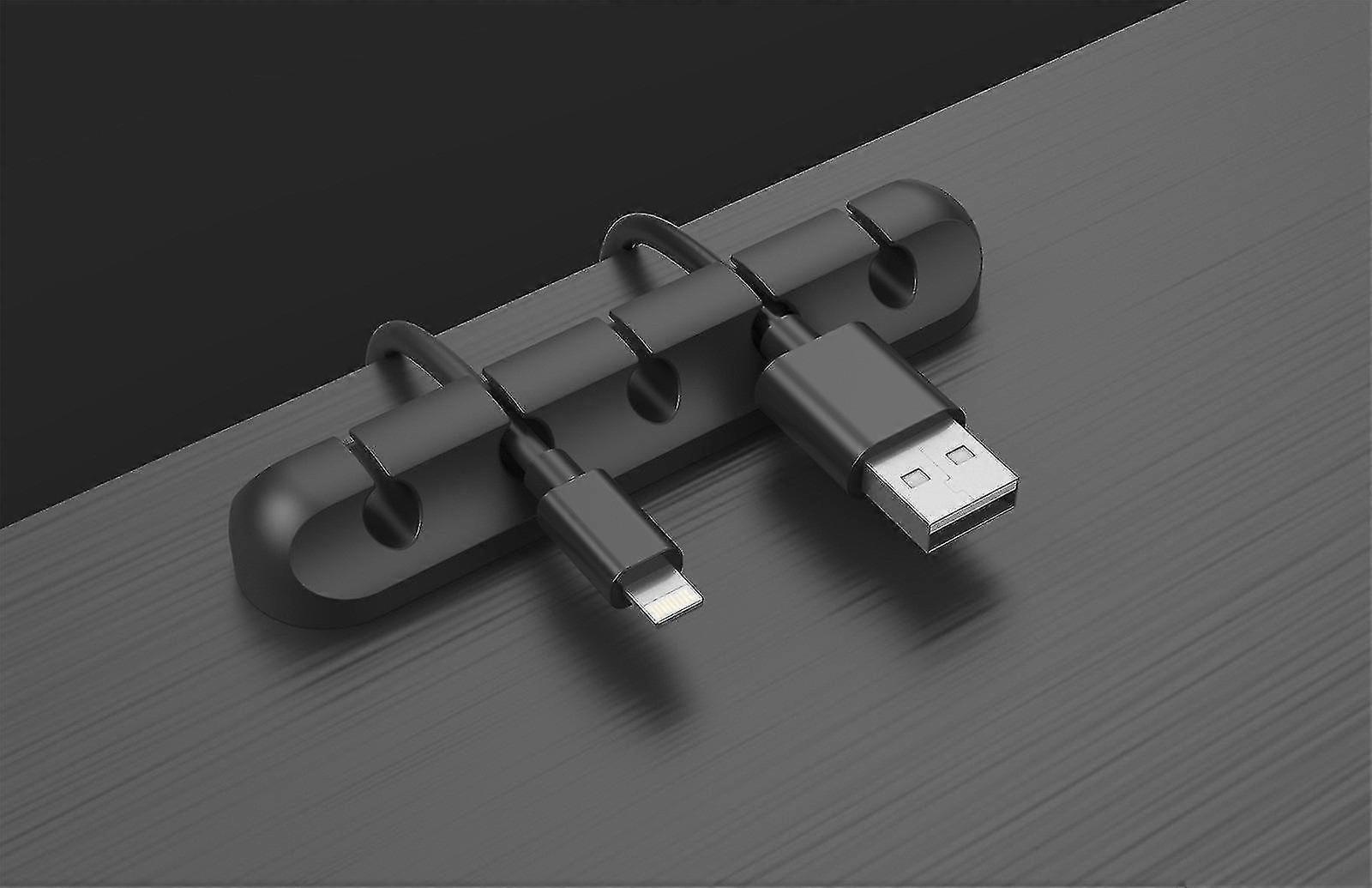 Wire Cord Clip Drop Cable Line Holder Tie Fixer Organizer Self-adhesive ...