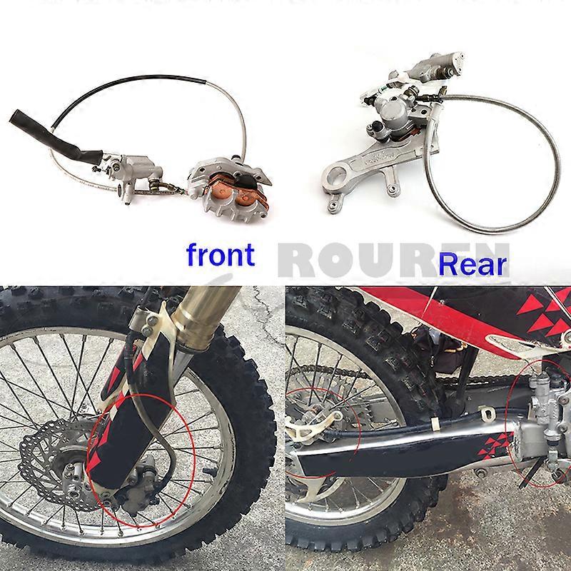 Motorcycle Front Rear Disc Brake Assembly For HONDA CR CRF CRFX 125 250 ...