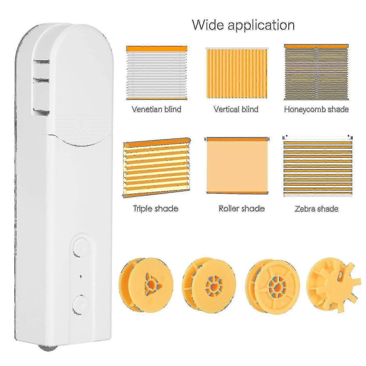 Solar Powered Bt Control Smart Blinds Drive Motor Tuya Wifi Motorized Chain Roller Voice Control ...