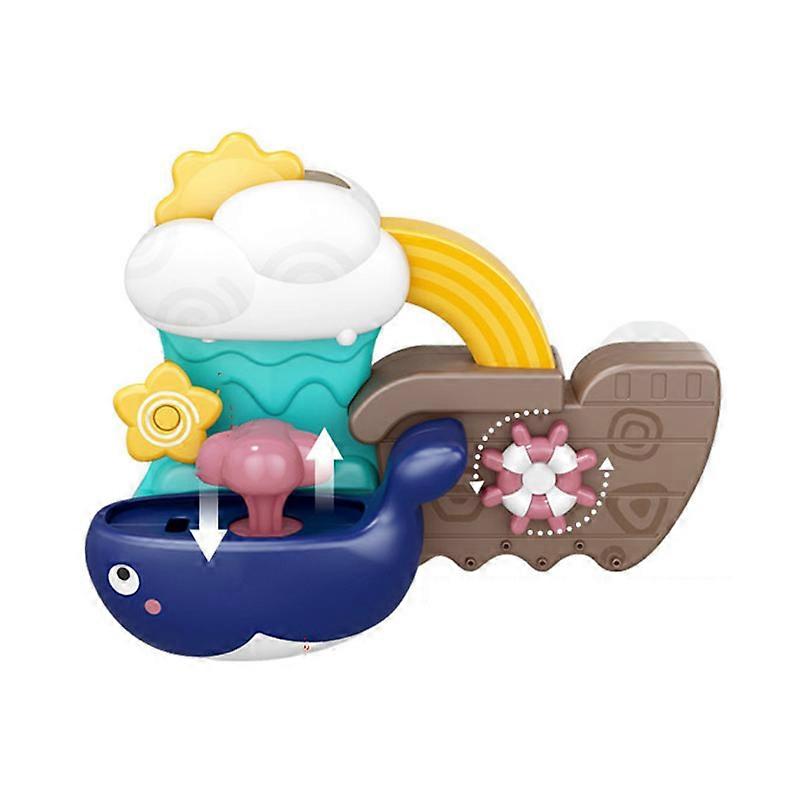 Bath Toys Water Windmill Spray Shower Game Whale Toy for Children ...