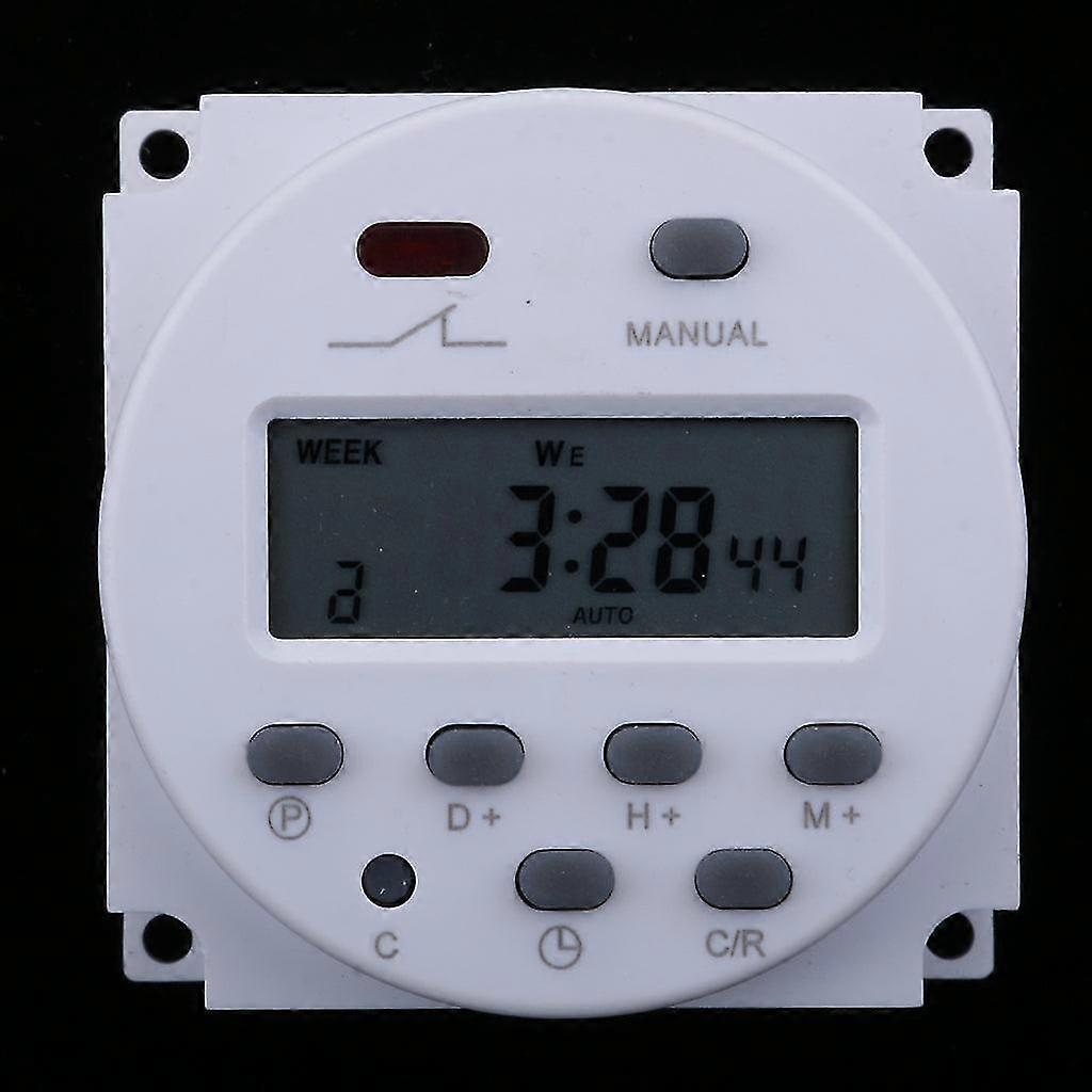 Timer switch for solar lights digital programmable timer dc/ac 12 volt ...