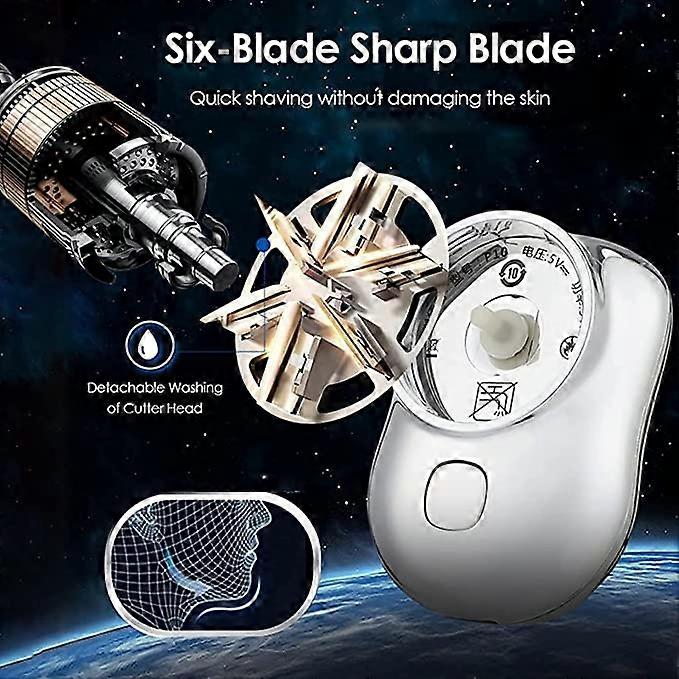 Mini Shave Portable Electric Shaver USB Rechargeable Electric Shaver ...
