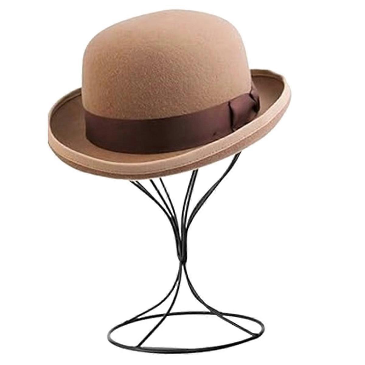 2 Pieces Modern Metal Hat Stands Stable Cap Rack Wigs Holder Hat ...
