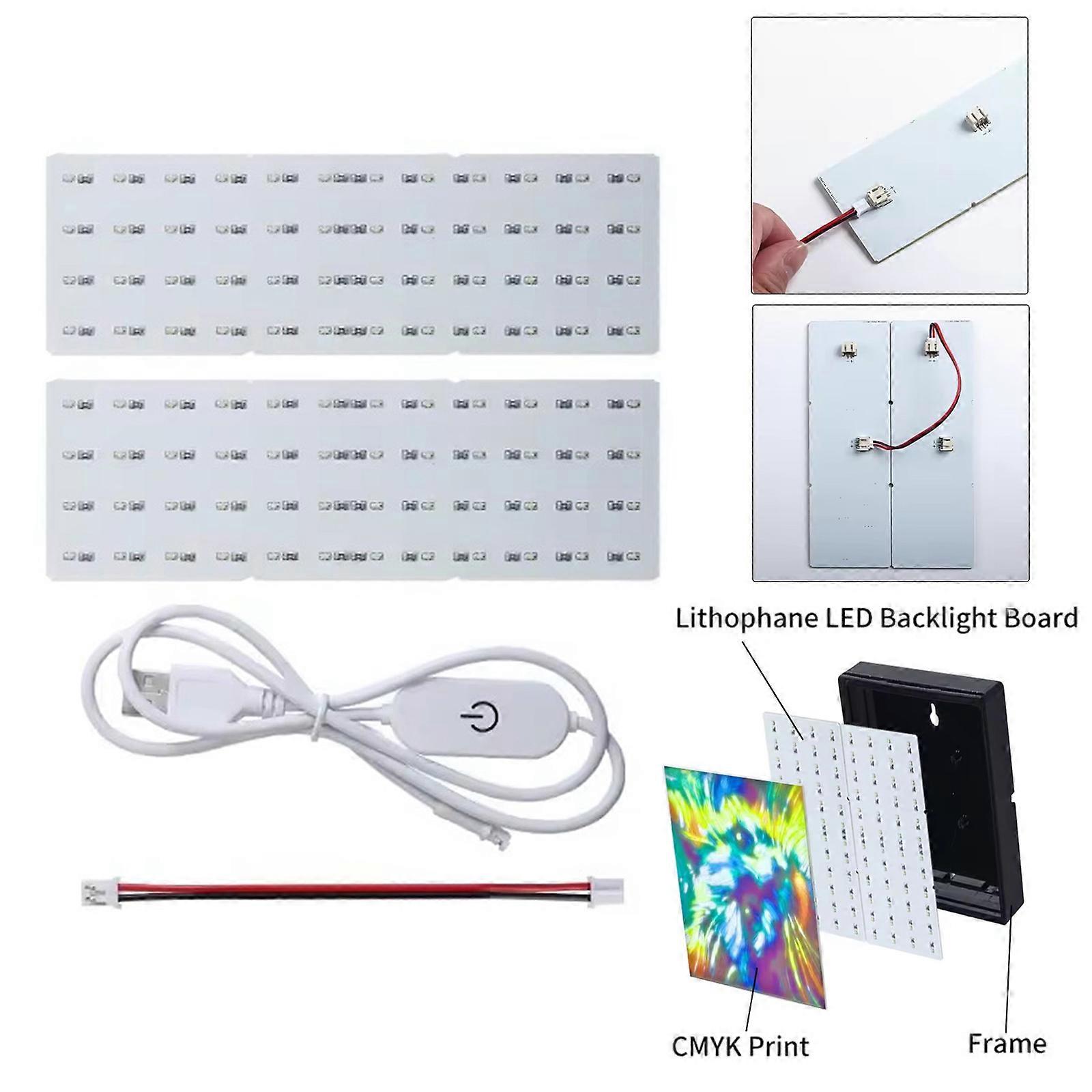 For Lab Lithophane LED Backlight Board Kit DIY Lamp Board Replacement ...