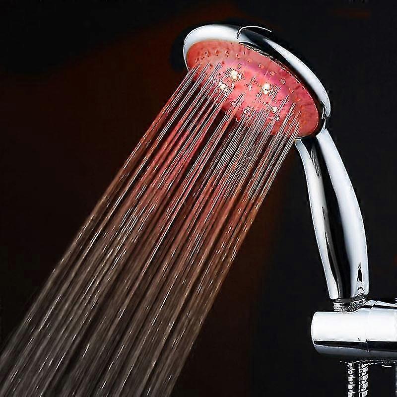 Led Shower Head, High Pressure Shower Head With 7 Color Led Lights In ...