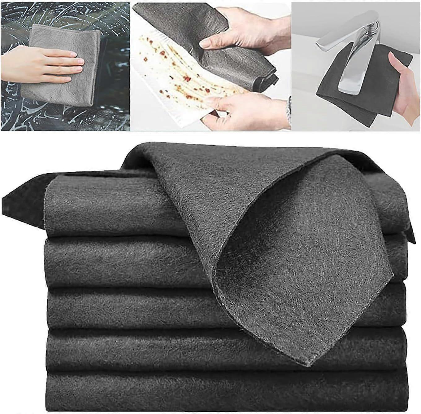 Streak Free Cleaning Rag, Thickened Magic Cleaning Cloth, Microfiber ...