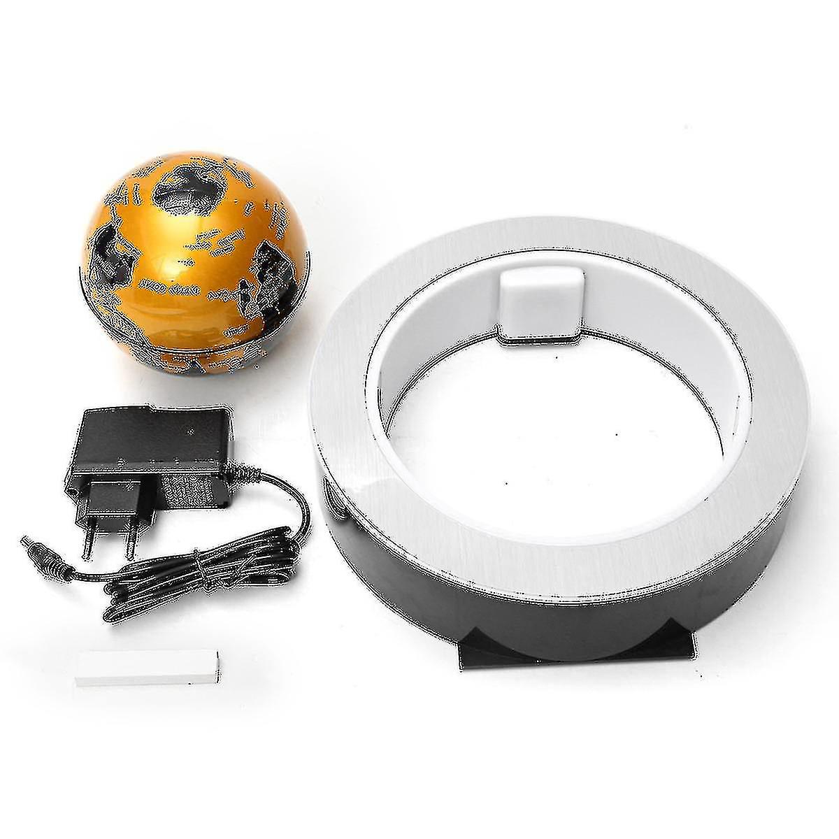 Round Led World Map Floating Globe Magnetic Levitation Light Anti ...