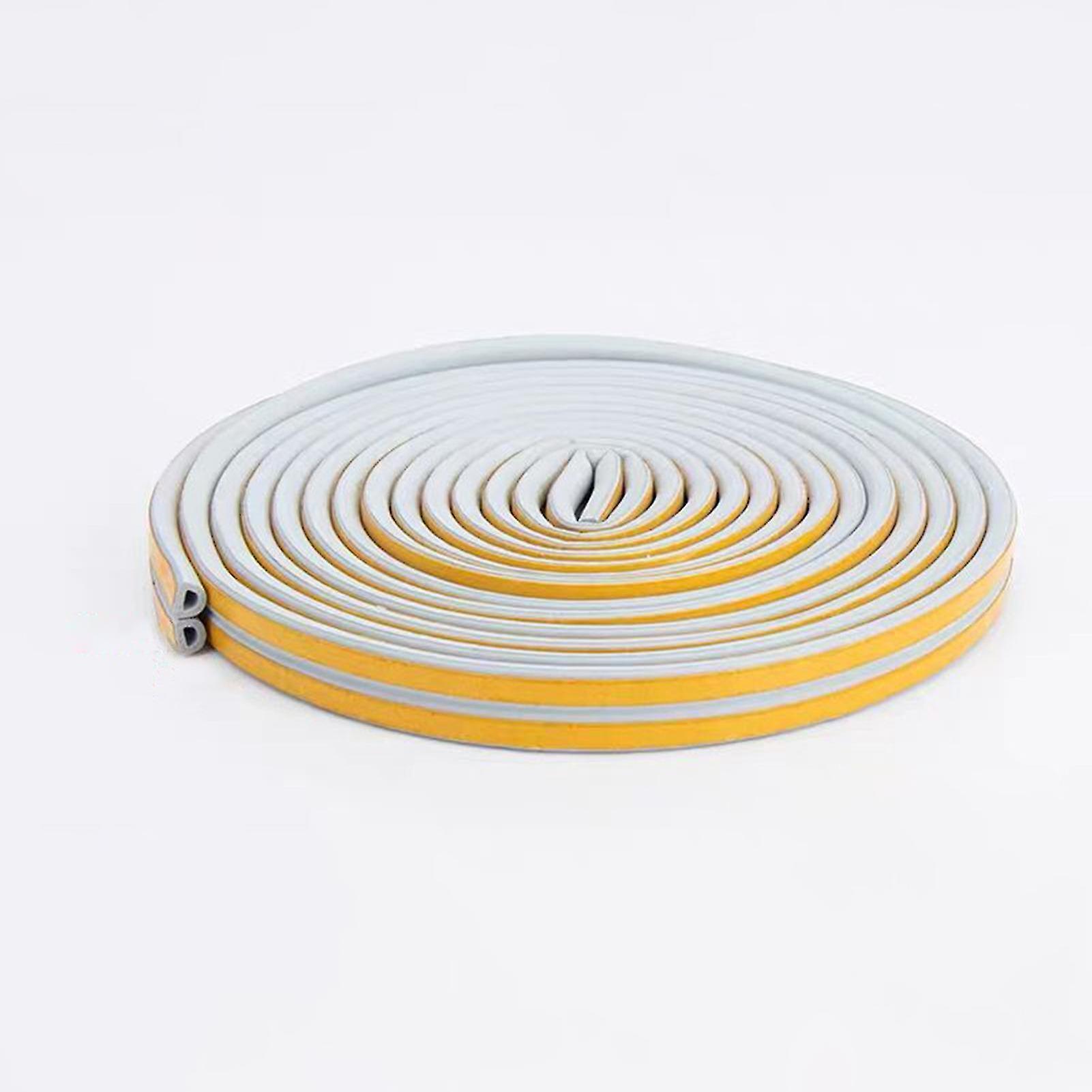 10m Sealing Strip Resilient Sound-proof Rubber Universal Long Door Stop ...