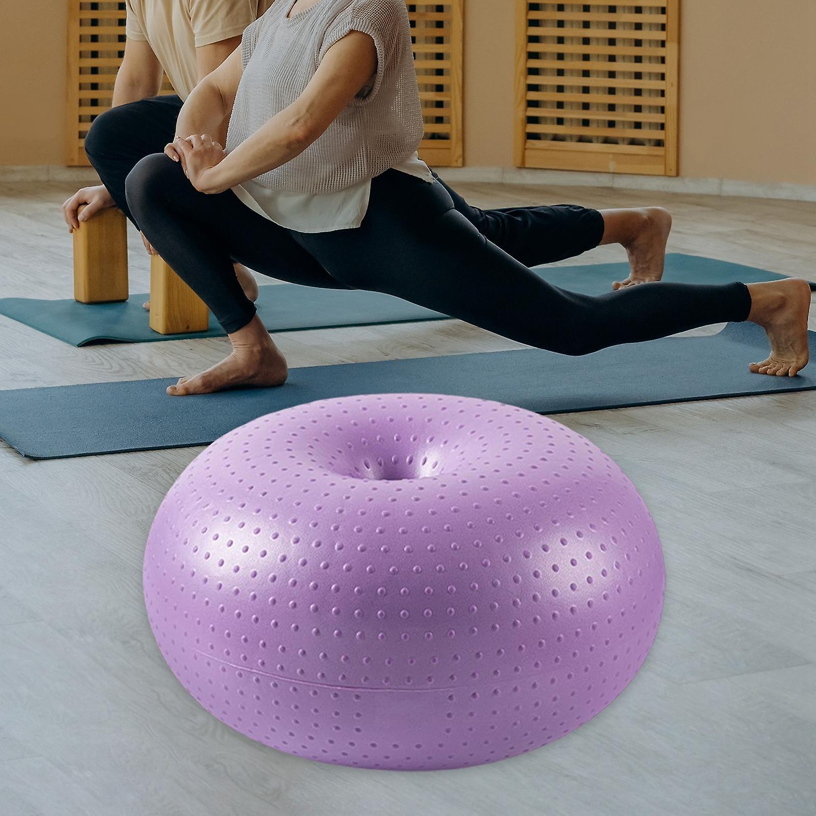 Yoga Ball Pilates Donut Balance Fitness Ball for Workout Home Gymnastic ...