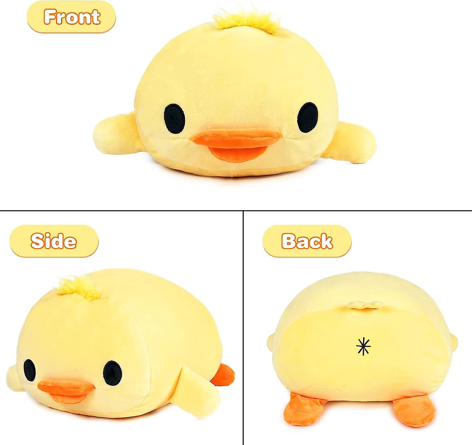 Giant Duck Plush Pillow 16 inch Big Yellow Stuffed Duck Animal ...