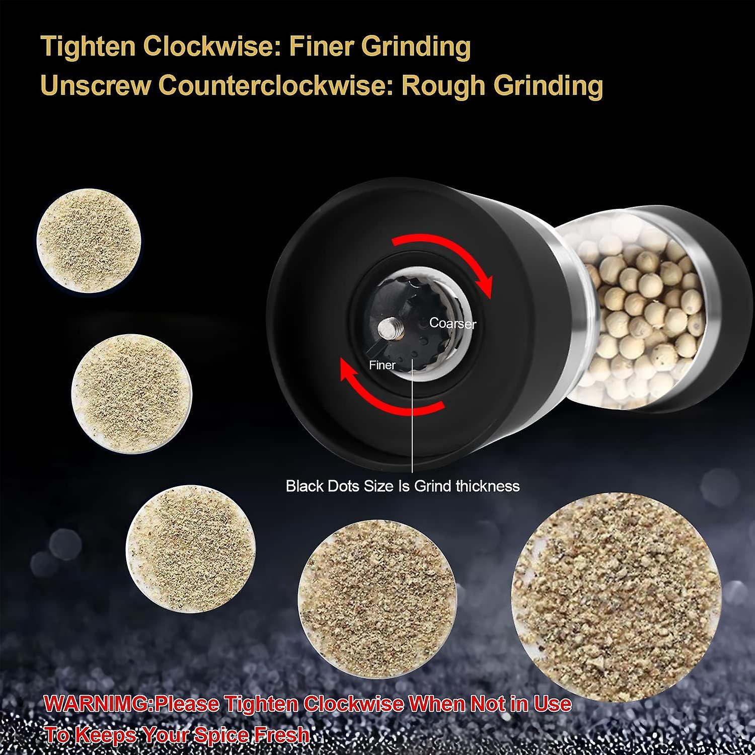 Salt and Pepper Mill 2 In 1 Manual Pepper Mill,1PCS Peugeot Pepper Mill ...