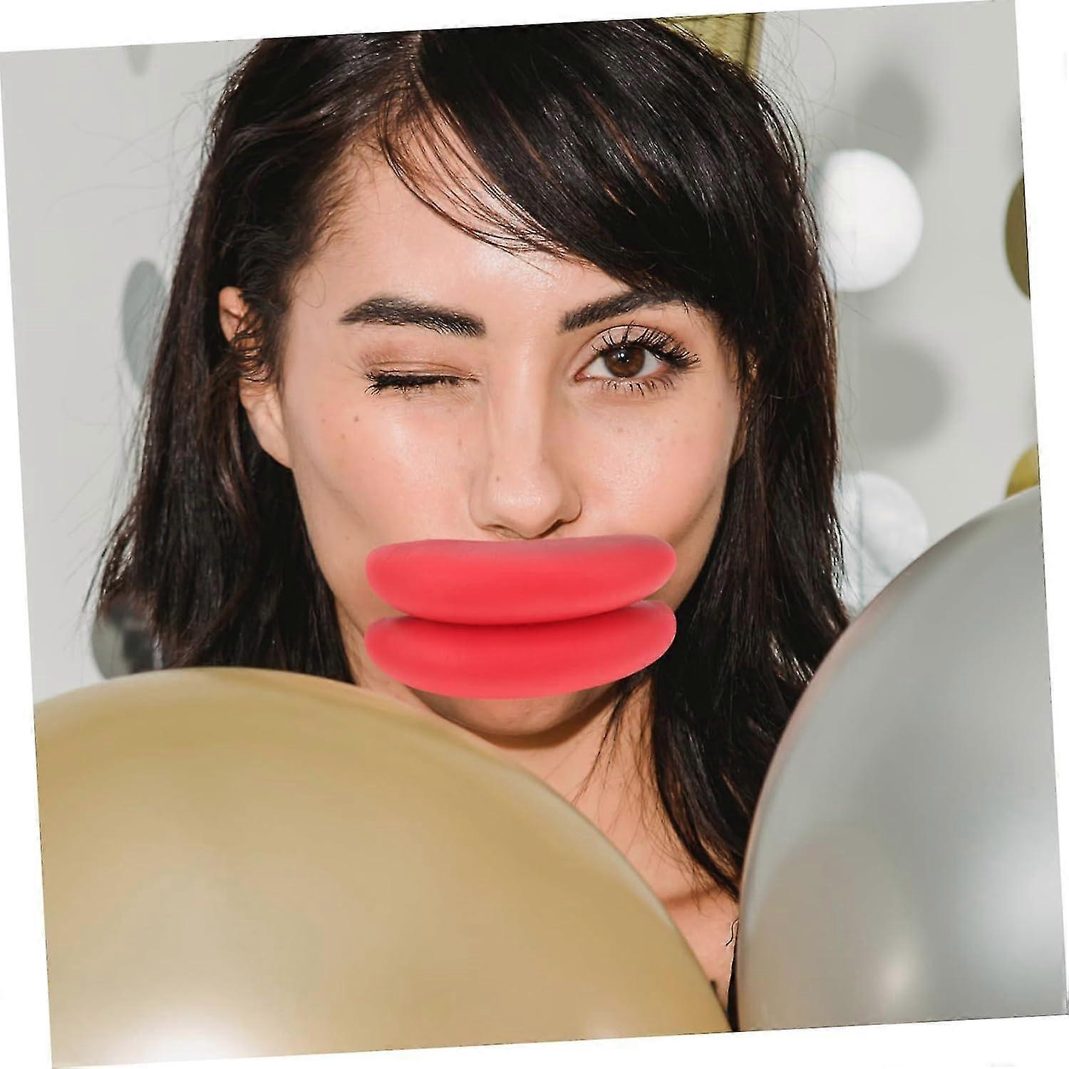 5 Sets Props for Treating People Performance Props Cosplay Clown Mouth ...