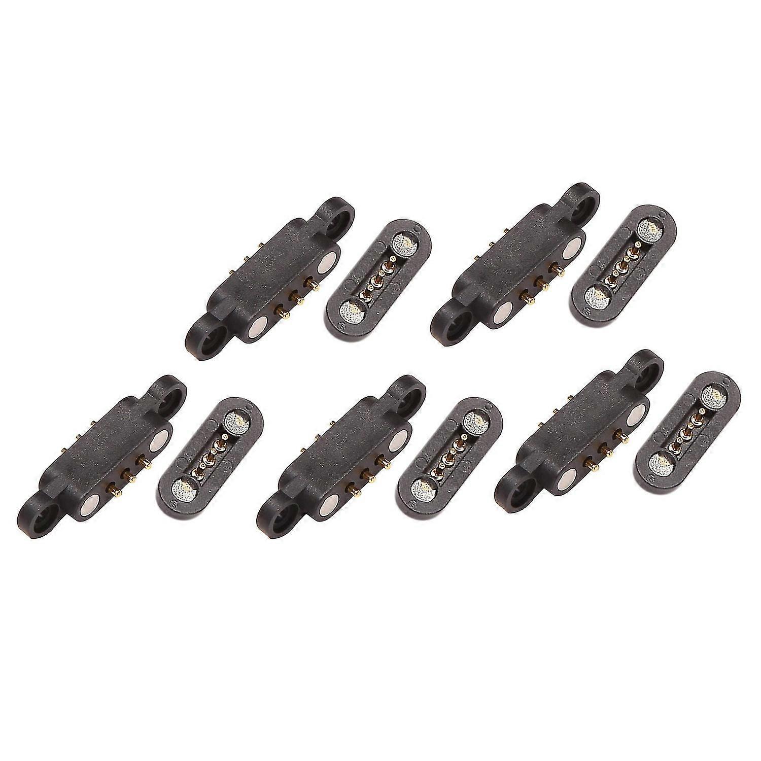 5 Pairs Spring Loaded Magnetic Pogo Pin Connector 3 Positions Magnets ...