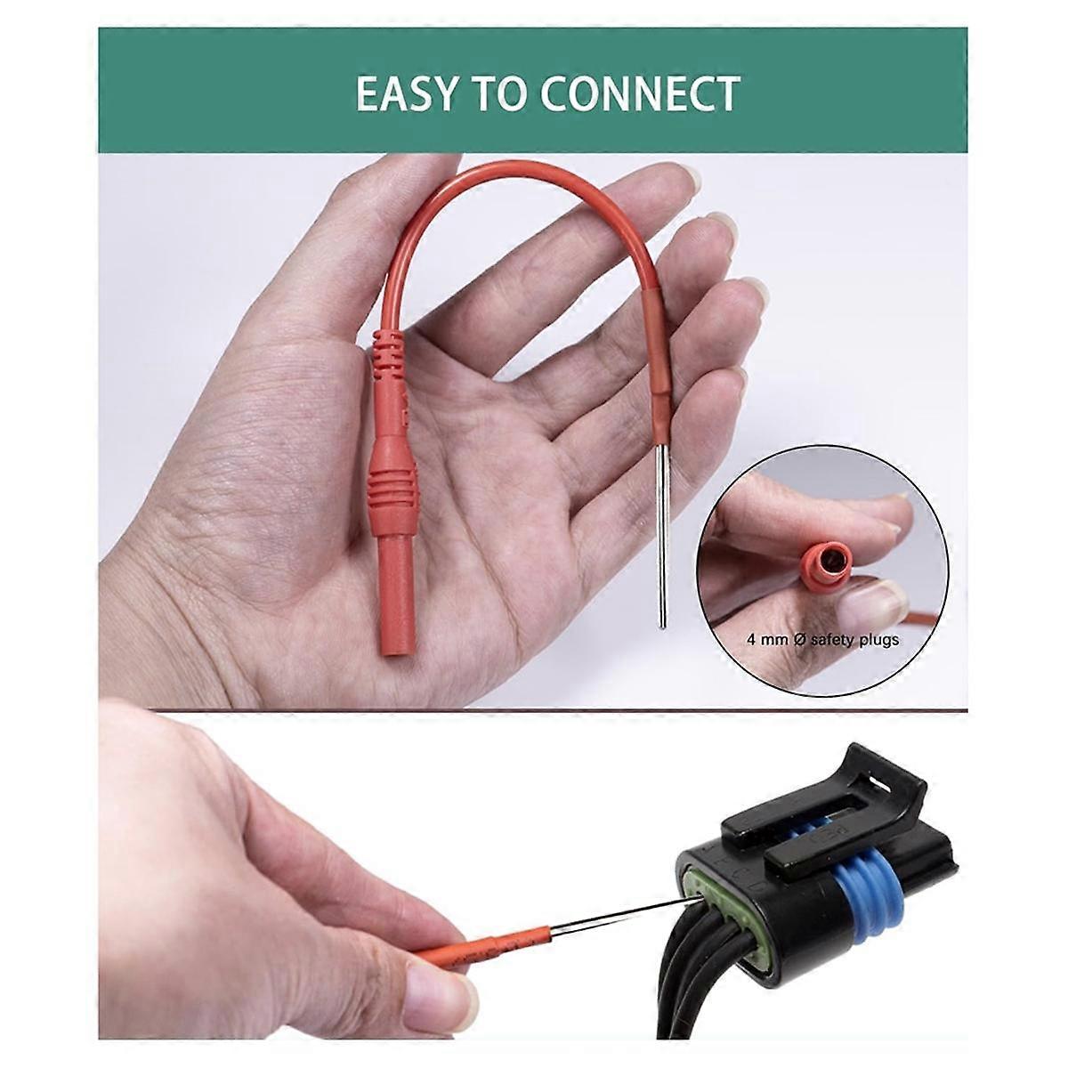 2 PCS Flexible Spoon Back Probes, Back Probe Pins Automotive Compatible ...