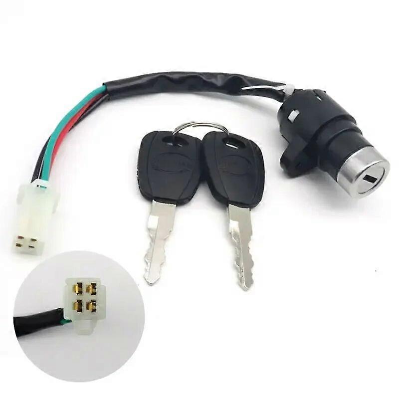 Universal Electric Bicycle Ignition Switch Key Power Lock For Electric ...