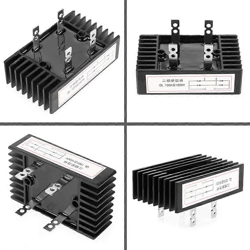 Bridge Rectifier, 2-Phase Diode Bridge Rectifier 100A 1600V Full Wave ...