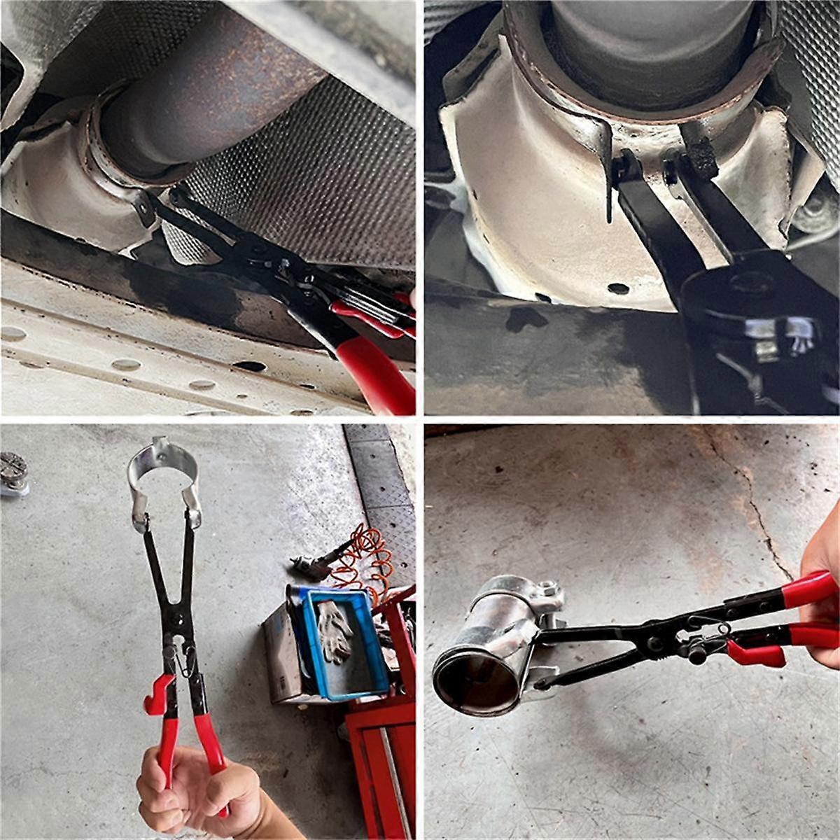 Car Exhaust Pipe C Clamp Removal Plier Spreading Plier Retrofit ...