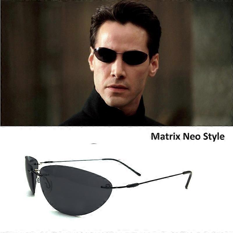 2021 100% Titanium Matrix Neo Style Polarized Sunglasses Ultralight ...