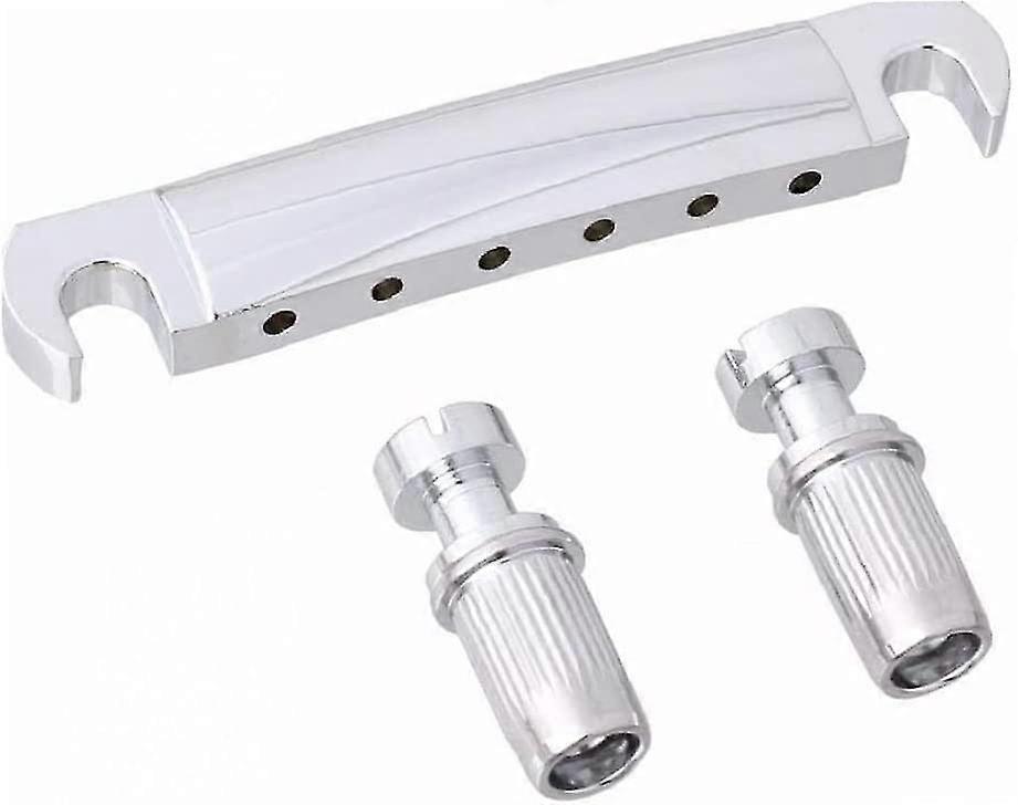 Guitar Tail Stop Lever Gear Replacement Silver Tail With Stop Lever ...