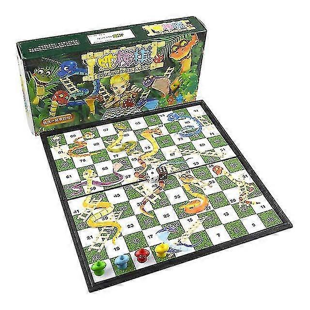 Magnetic Folding 3D Snakes and Ladders Children's Game Chess | Fruugo UK