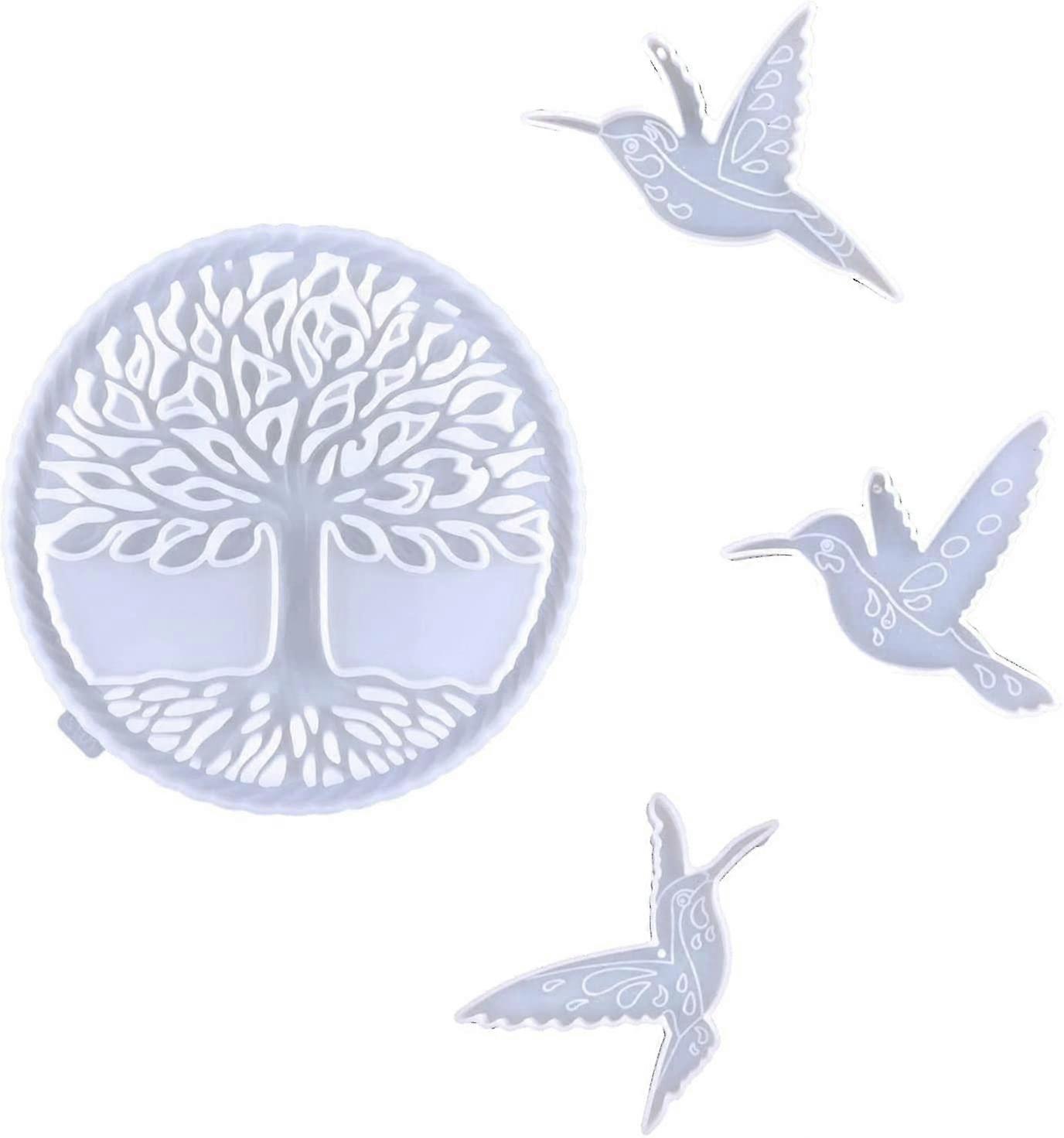 Tree Of Life Silicone Mold, Epoxy Life Tree Art, Resin Molds For Wall ...