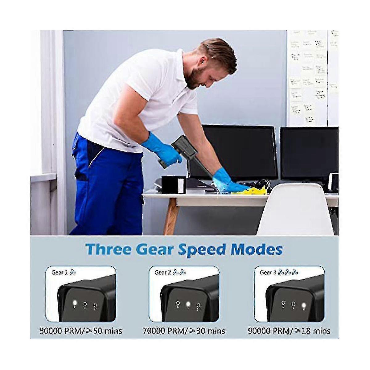 Dust Blower Electric Compressed Air Spray Pc Cleaning Set Compressed ...