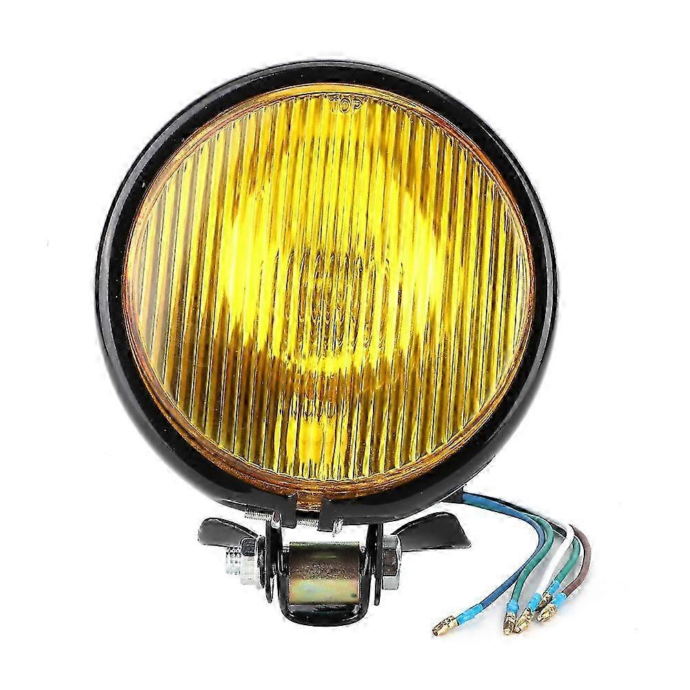 Vintage Retro Style Headlight Universal Motorcycle Headlamp Motorbike ...