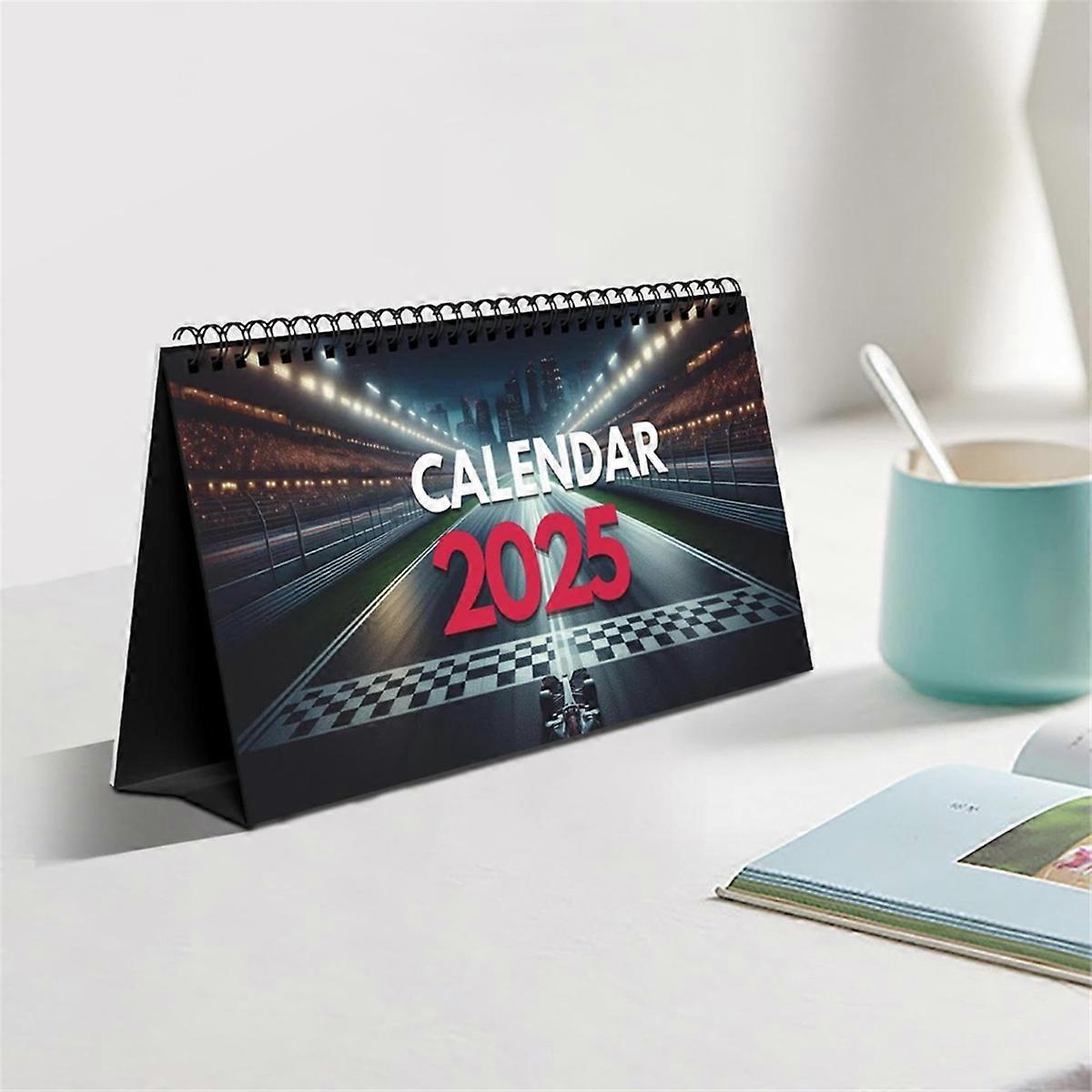 2025 Desktop Calendar for Formula Racing Fan 2025 Desktop Calendar ...