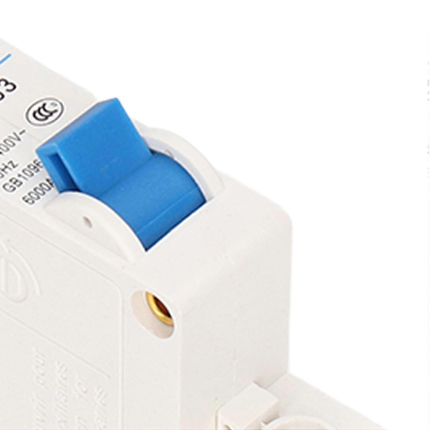 Miniature Circuit Breaker 1P Residual Current Isolator DIN Rail Mount 230V 400V 10A DZ47‑63 C10 ...