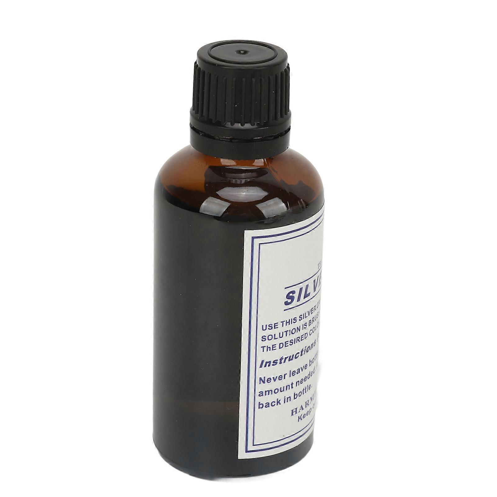 Silver Oxidizer Solution Jewelry Making Black Fast Acting Vintage ...