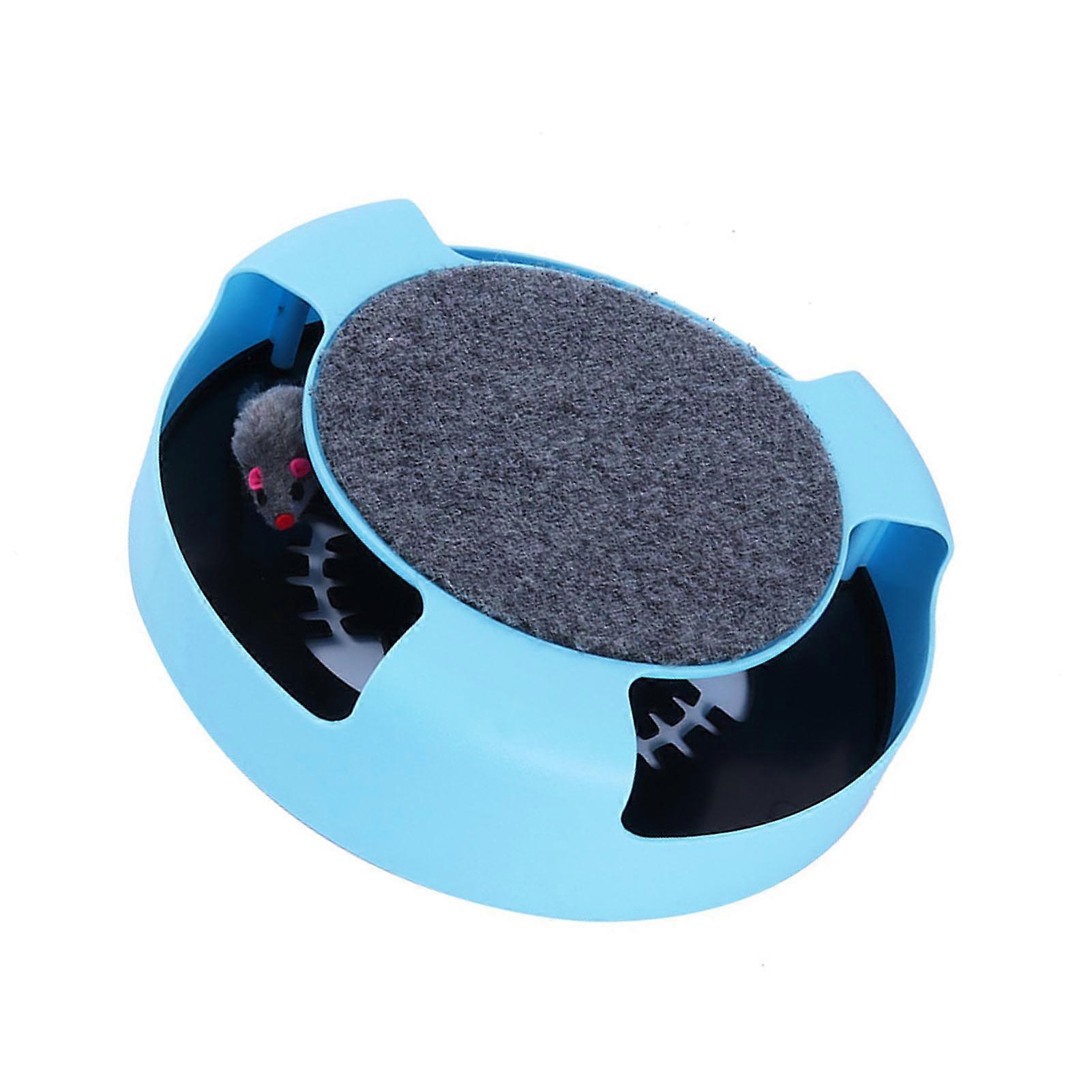 Catch Mouse Motion Cat Toy Interactive Fun Puzzle Rotating Cat Mouse ...