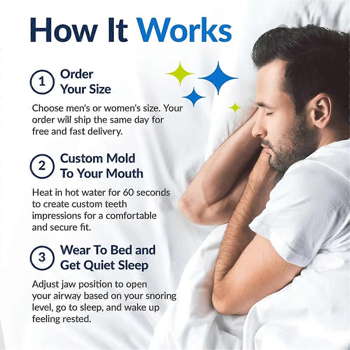 Adjustable Anti Snoring Mouth Guard Braces Sleeping Anti-Snoring ...