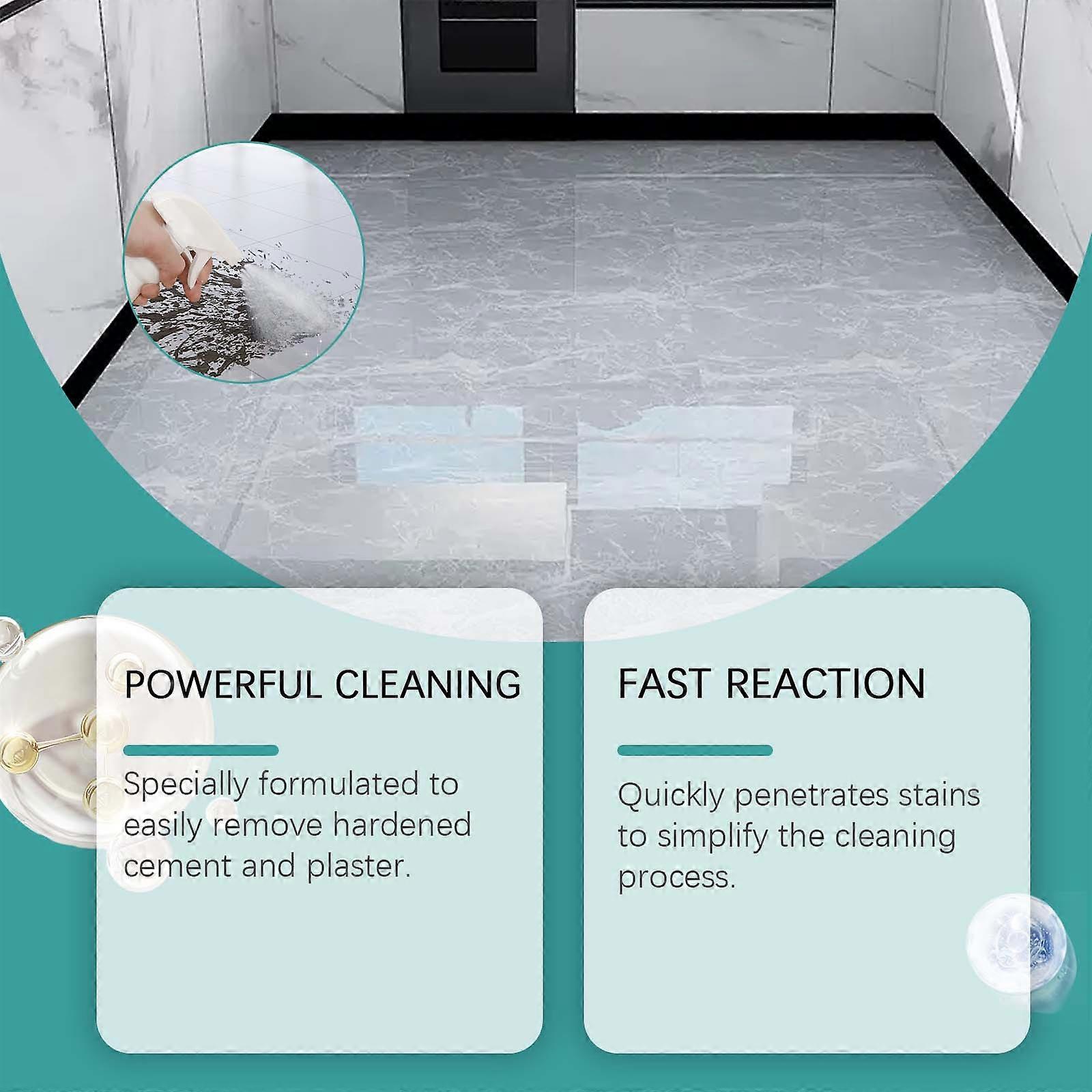 Cement Cleaner Powerful Dissolving Wall Tile Cement Grime Remover Door ...
