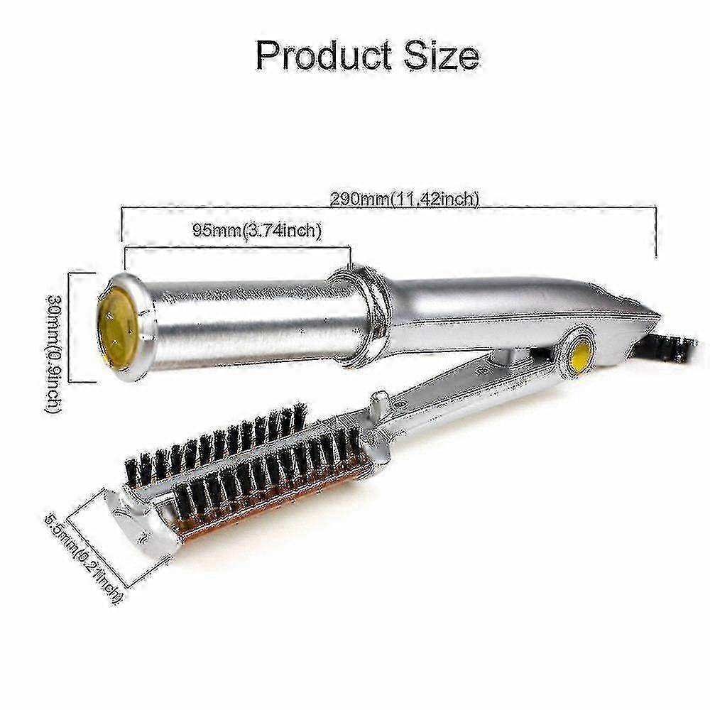 2 en 1 Fer à lisser les cheveux Professional Styler Multi Tool Fer plat ...