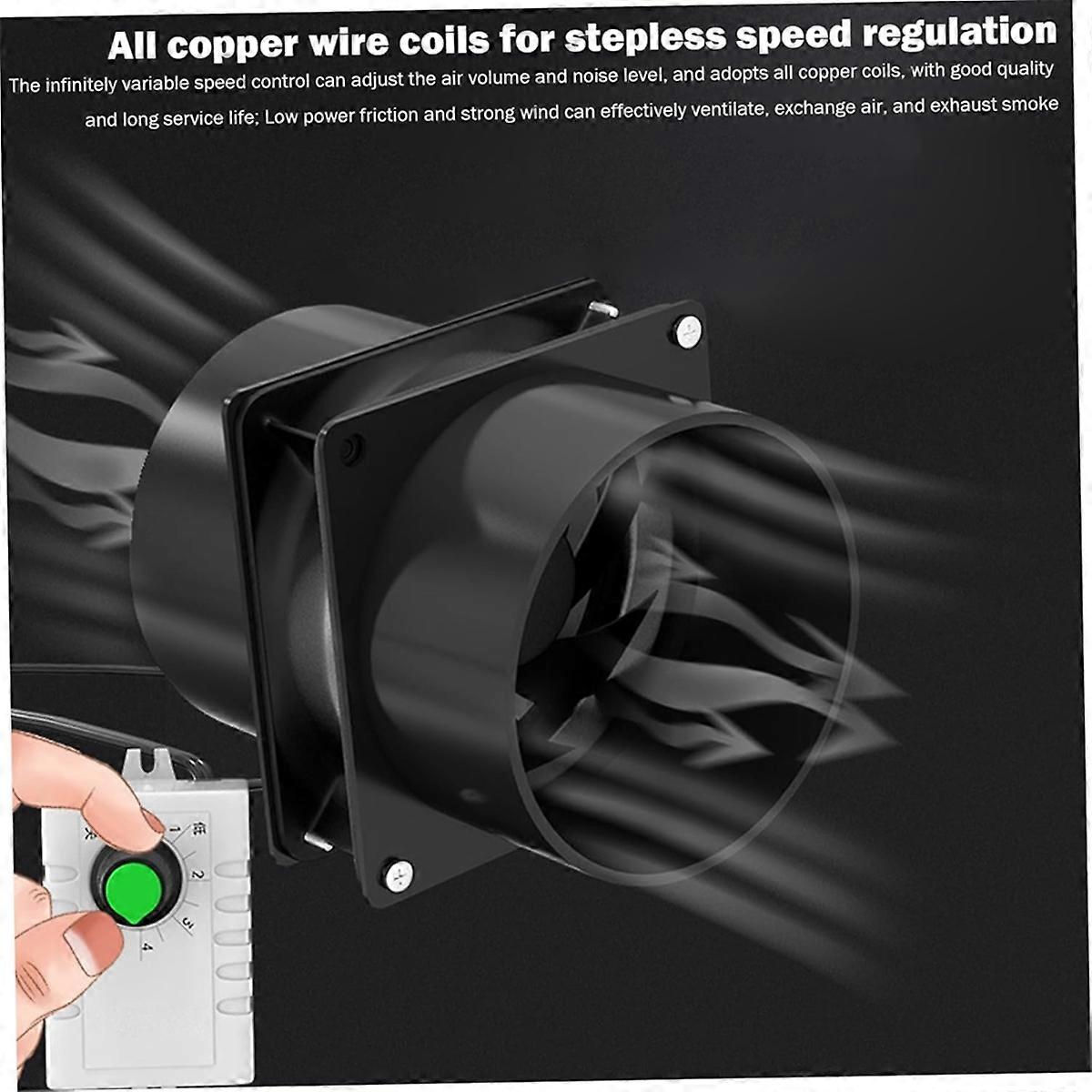 Portable Extractor Fan with 10ft Duct Hose USB Adjustable | Fruugo UK