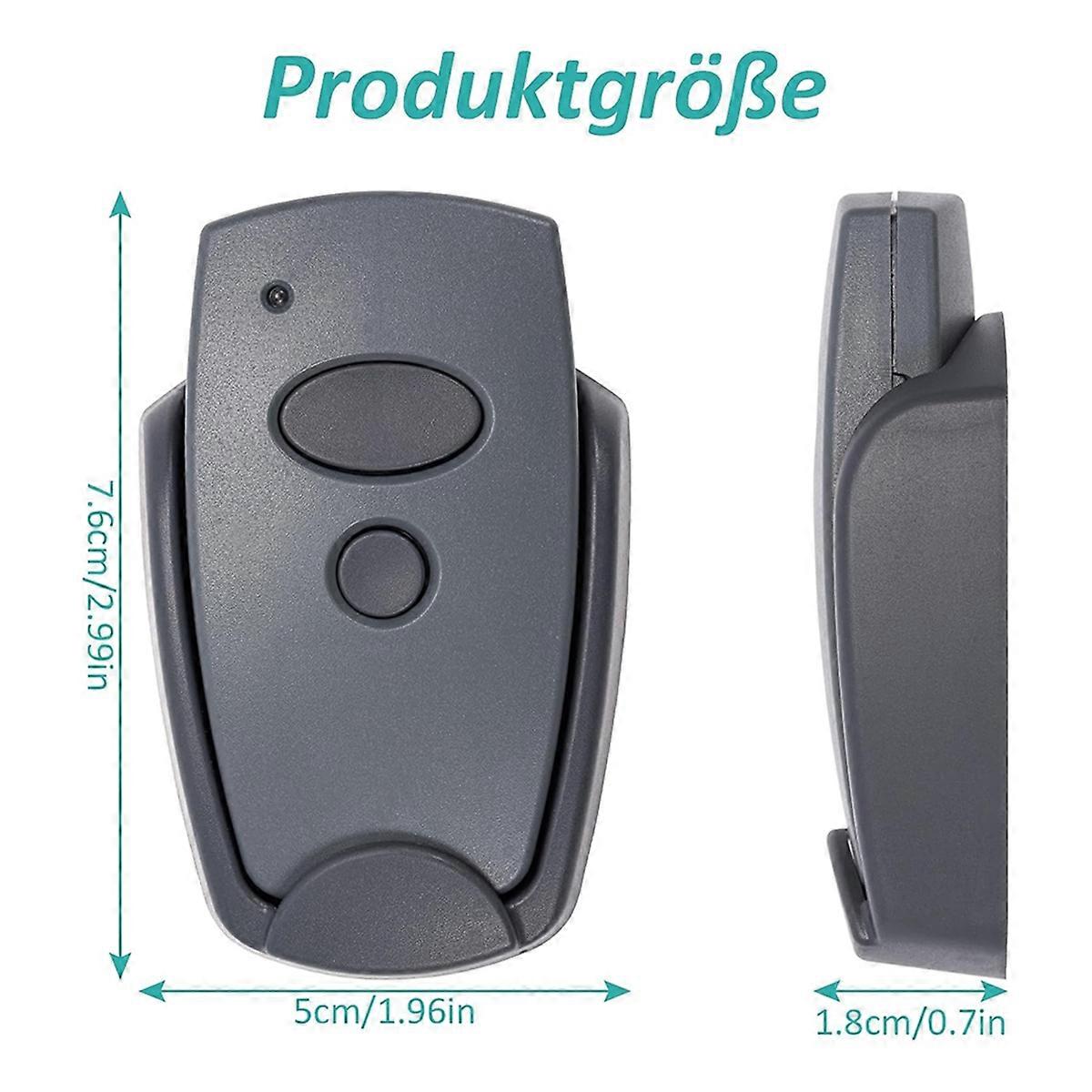 Garage Door Opener, Pack of 2 Garage Door Remote Control 868MHz for ...