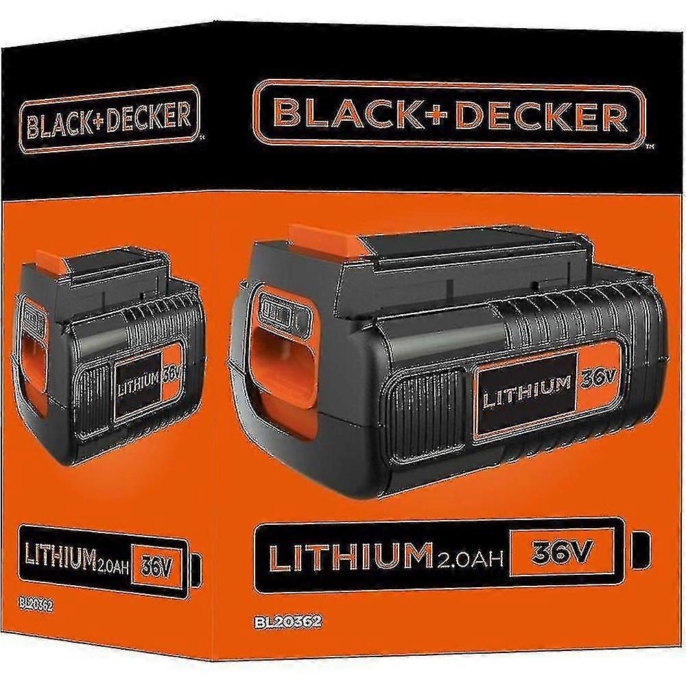 36v 2ah Lithium Battery, Compatible With All Black+decker 36v Tools, No ...