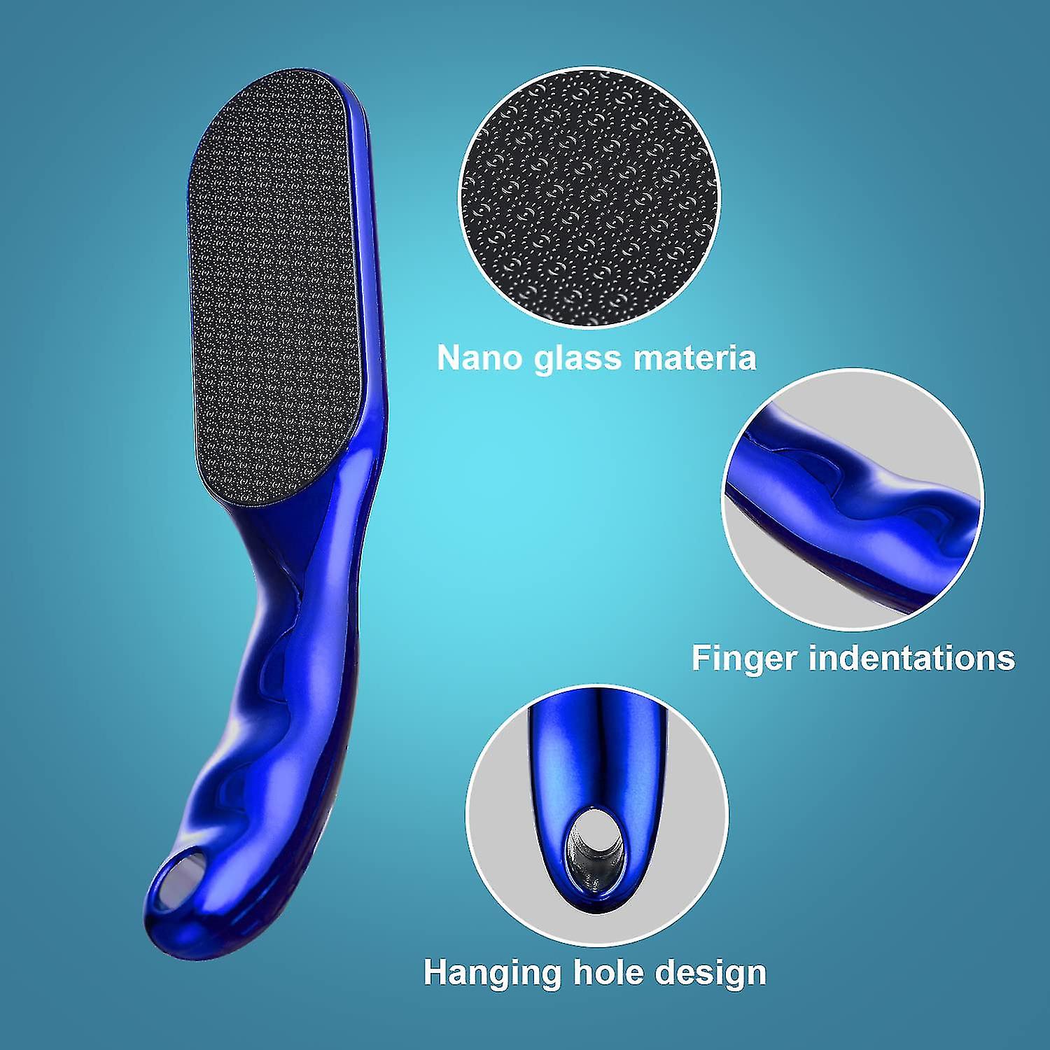 Glass Foot File Etching Technique Foot Callus Remover Foot Pedicure ...