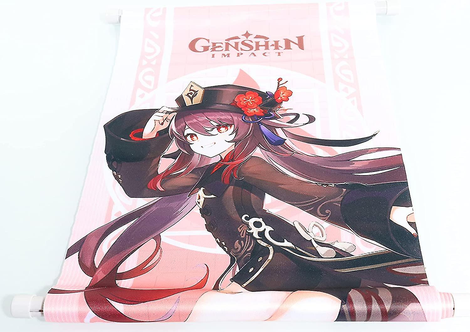 Genshin Impact Character Poster Wall Scroll. 26.5" Polyester Genshin ...