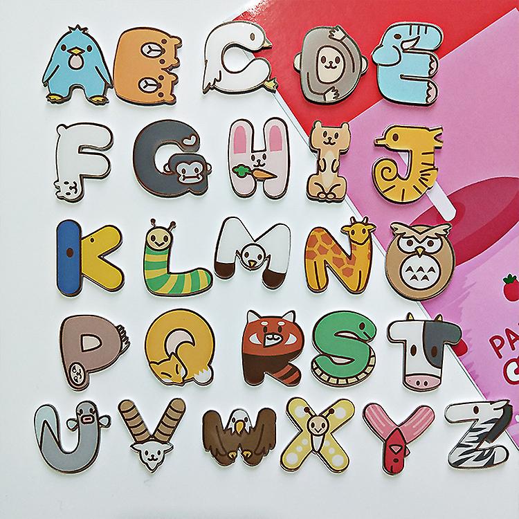 Jumbo Magnetic Letters Colorful ABC Alphabet Animal Shape Toys Large ...